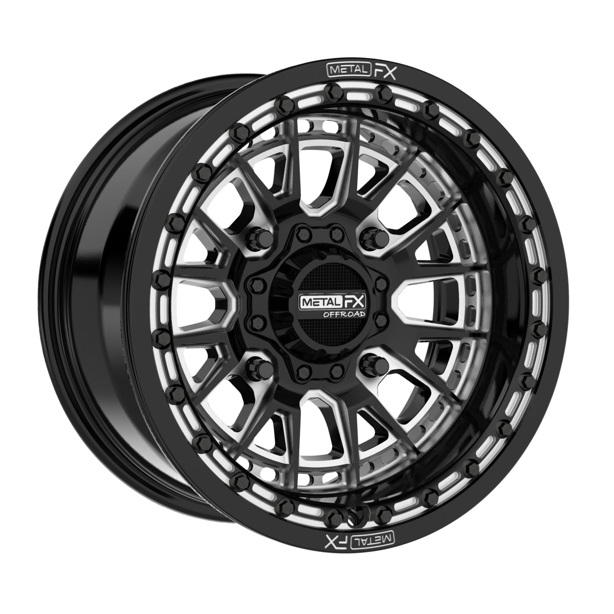 Slayer Beadlock - Gloss Black Contrast Cut | Metal FX Offroad - UTV ...