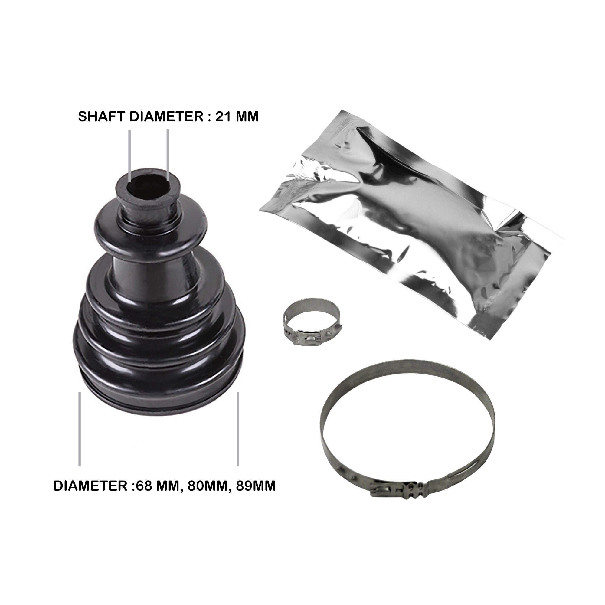Universal Application Boot kit for Inboard, Outboard – Rugged Terrain