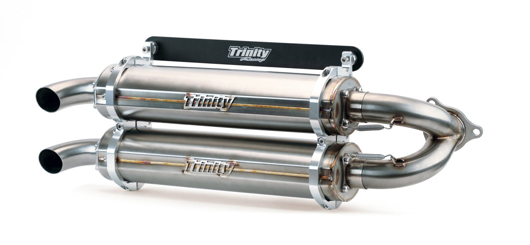 Trinity Racing RZR PRO XP / TURBO R EXHAUST - STAINLESS STEEL - SLIP O ...