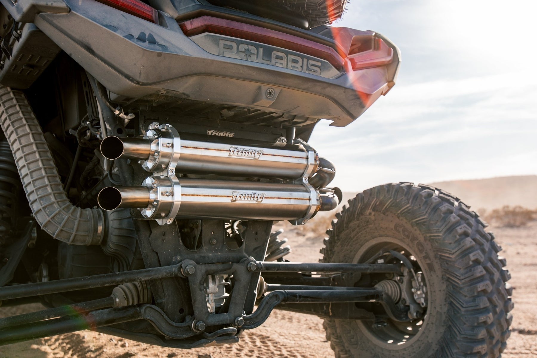 Trinity Racing RZR PRO XP / TURBO R EXHAUST - STAINLESS STEEL - FULL S ...
