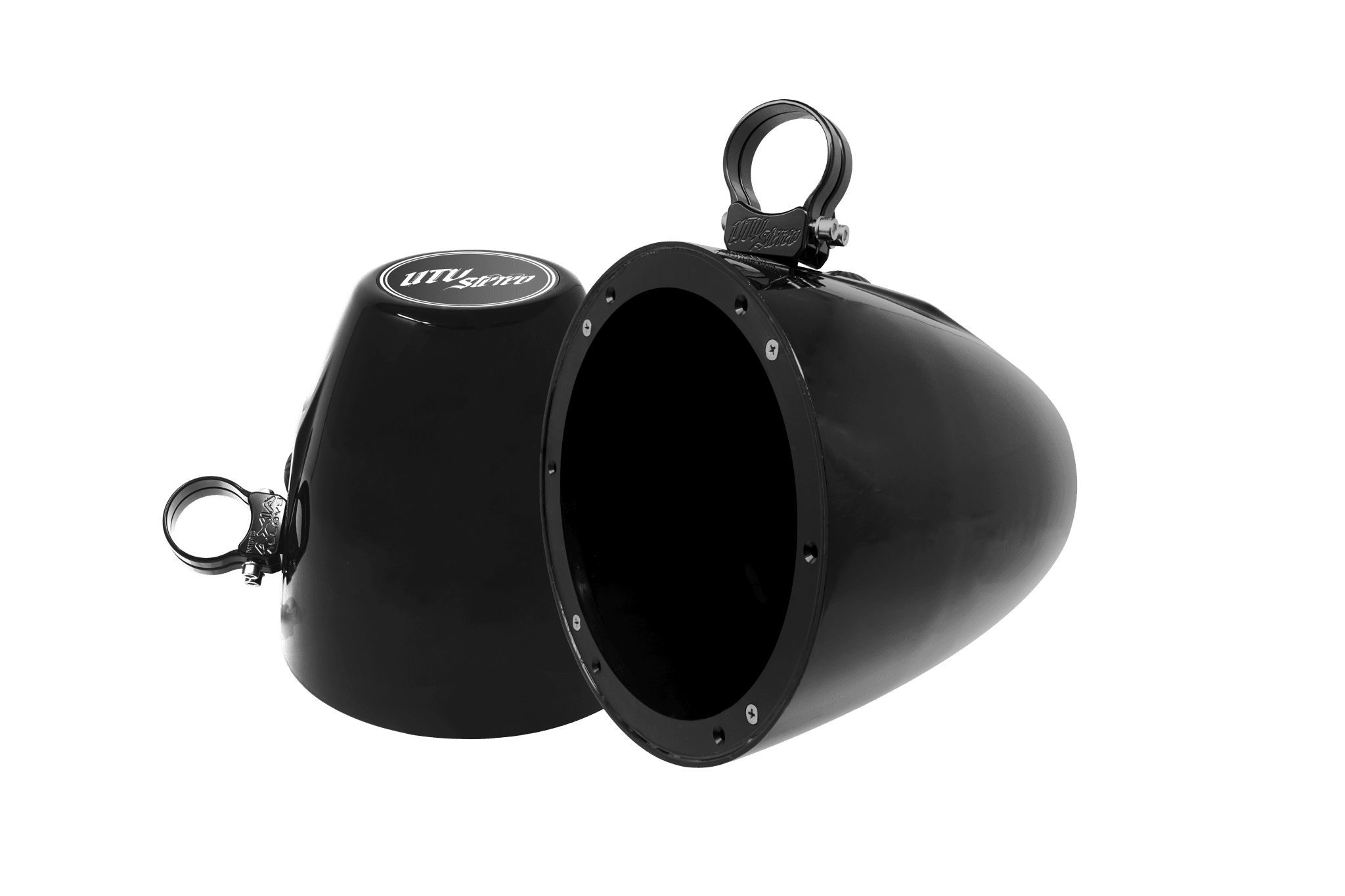 8" Cage Mount Pods - Unloaded (Pair) | UTV Stereo – Rugged Terrain