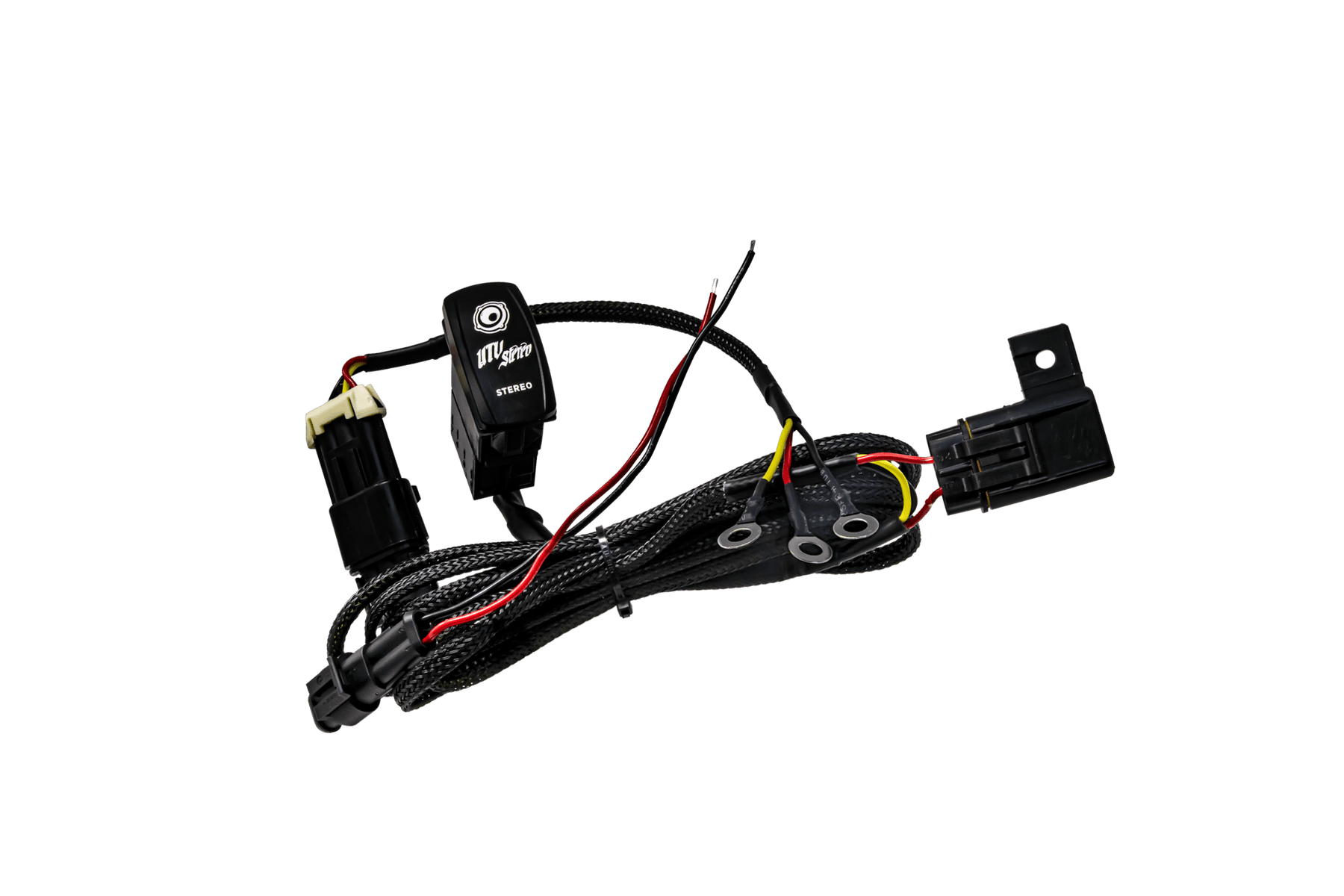 Source Unit Harness + Rocker Switch | UTV Stereo – Rugged Terrain