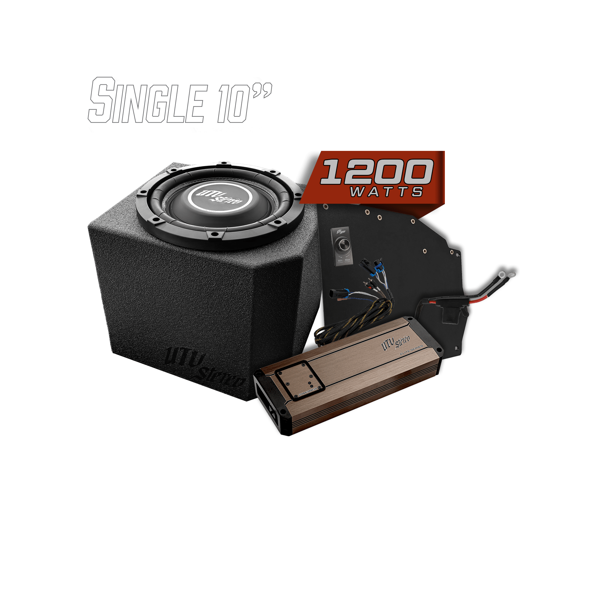 Can-Am® Defender Dual 10" Subwoofer Enclosure | UTV Stereo – Rugged Terrain