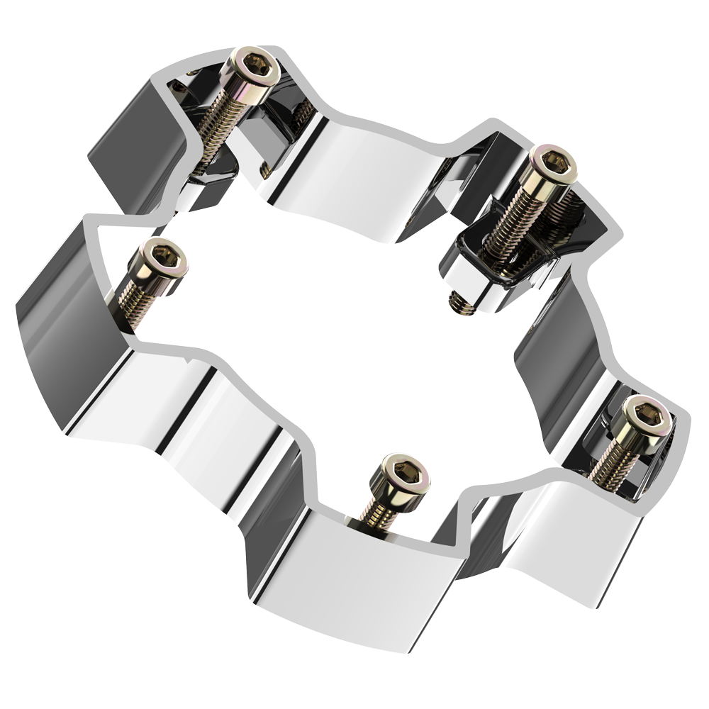 VCAP2 CAP RISER CHROME - ABS – Rugged Terrain