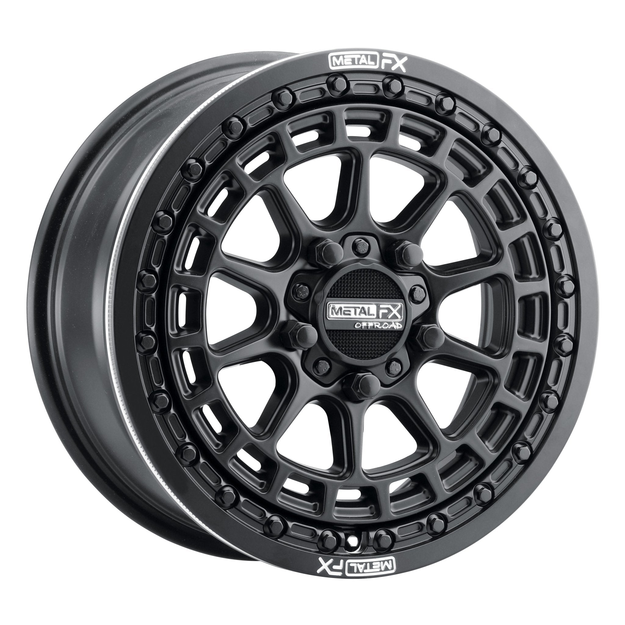 Outlaw R Beadlock - Satin Black | Metal FX Offroad - UTV Wheels ...