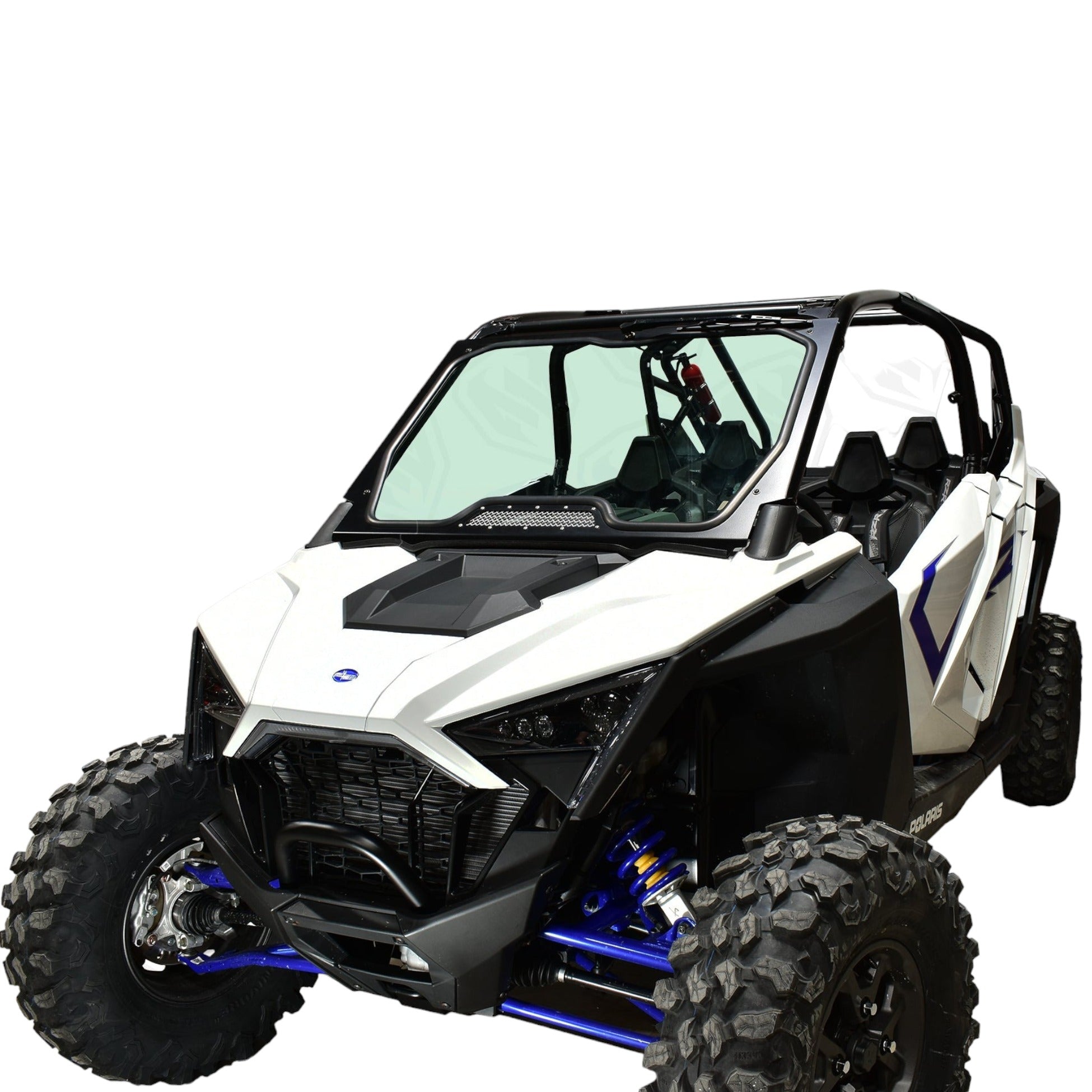 Moto Armor Single Vent Full Glass Windshield | Polaris RZR Pro XP / Tu ...