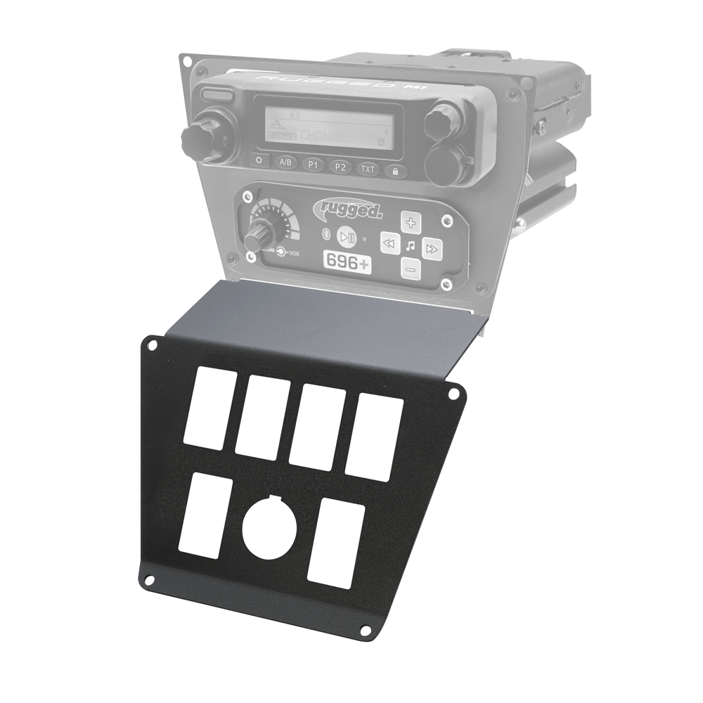 Rugged Radios Lower Accessory Panel for Polaris Polaris RZR PRO XP, RZ ...