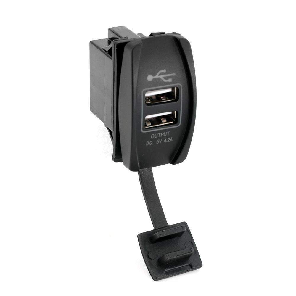 Rugged Radios USB Rocker Switch Hub with 4.2 Amp Outlet – Rugged Terrain